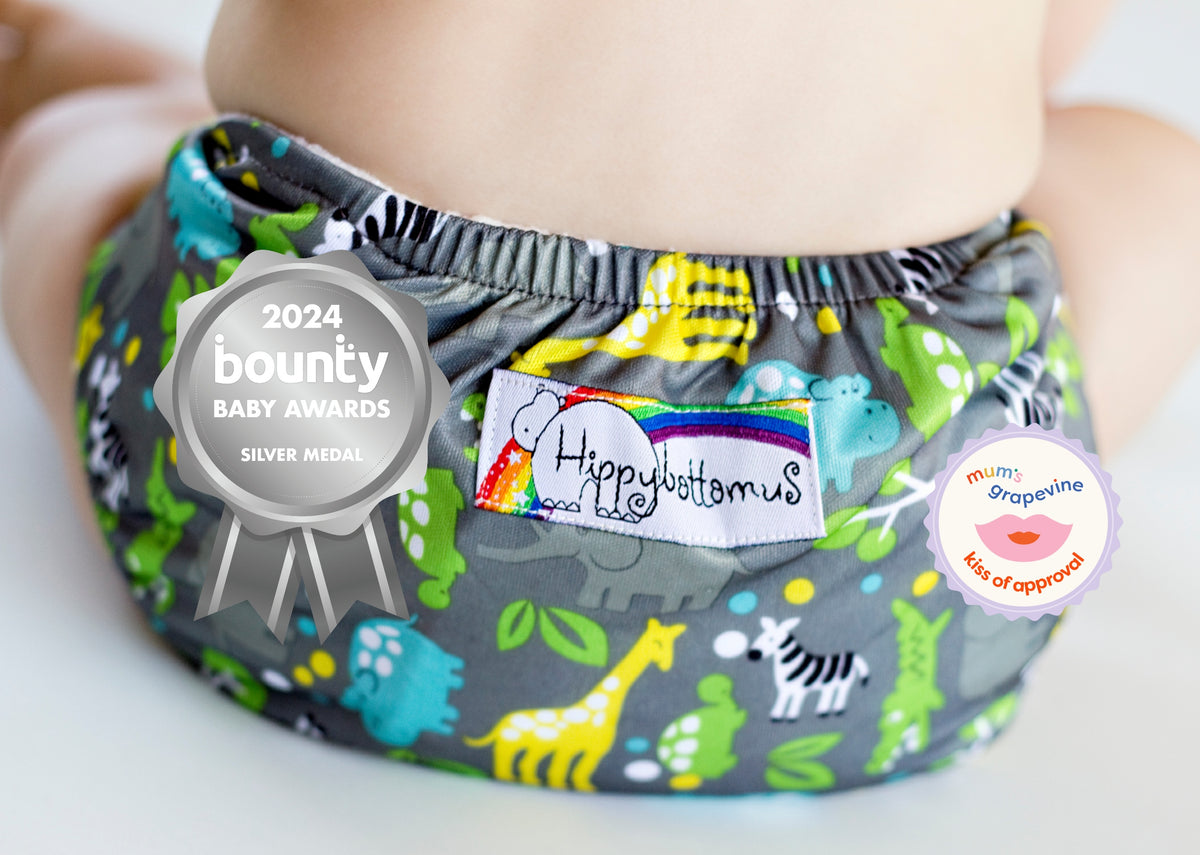 Modern Cloth Nappies Australia|Newborn Reusable Nappies|Hippybottomus